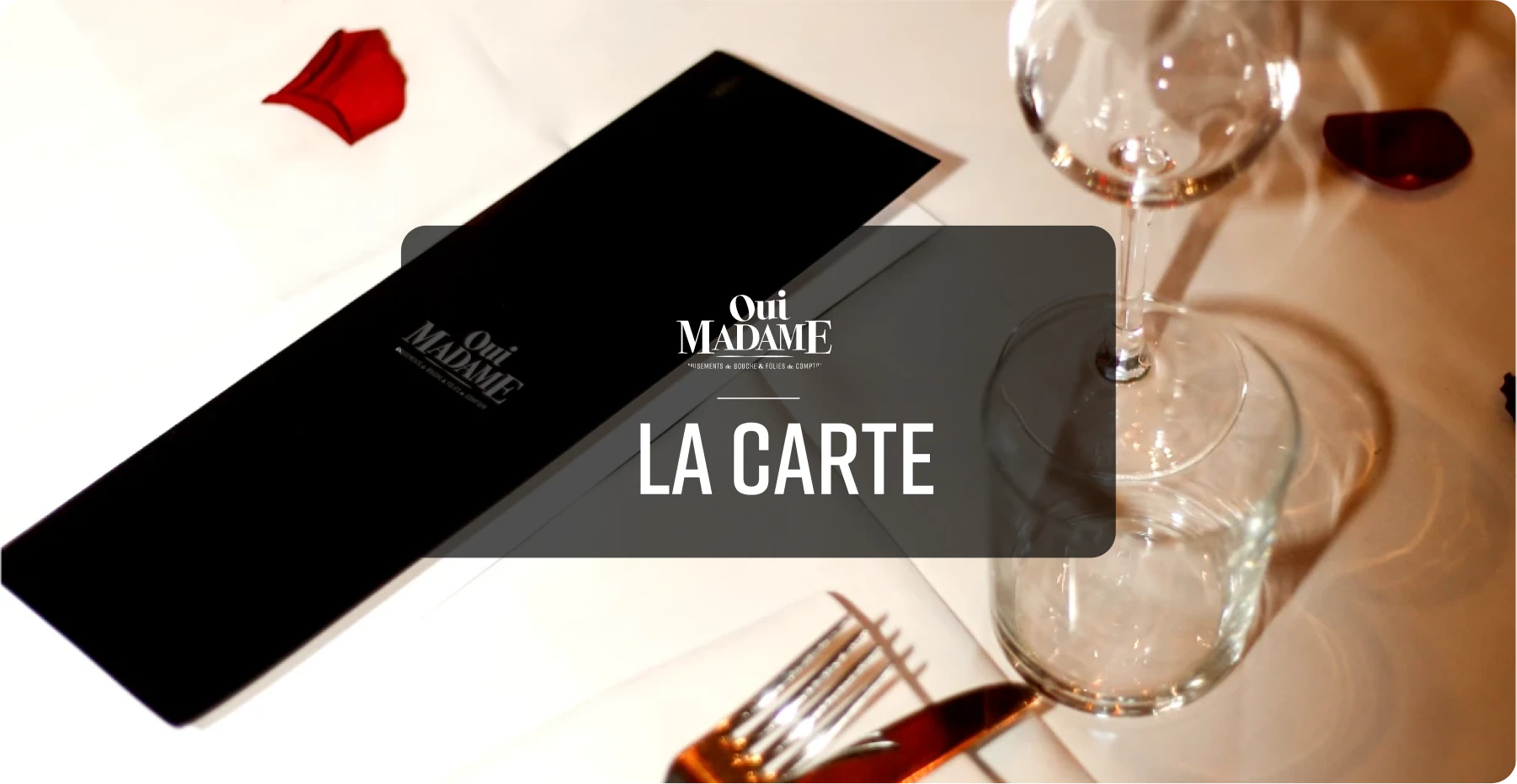 OUI MADAME à Bordeaux - La carte